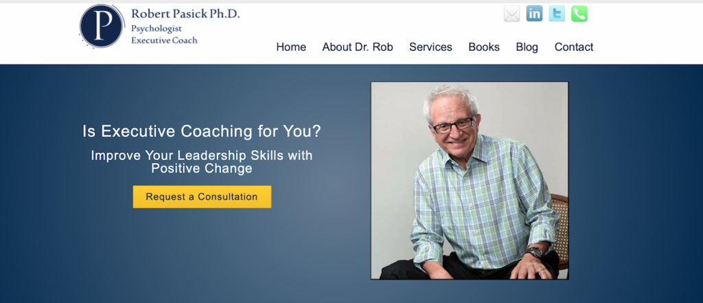 Website Re-Design | Robert Pasick, Ph.D.